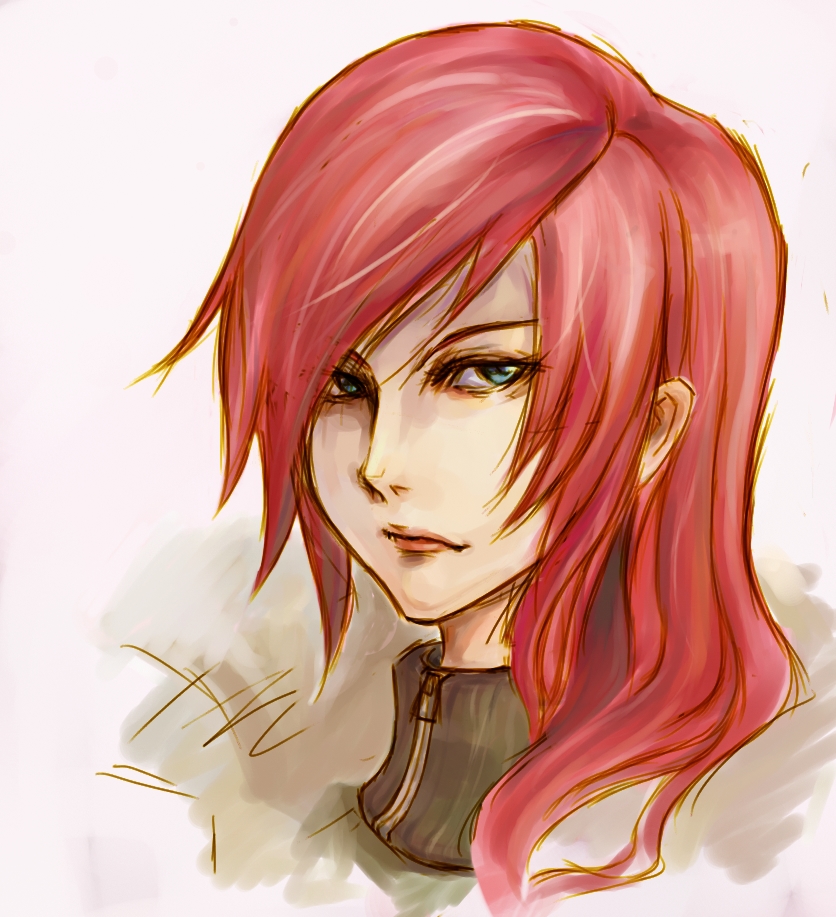 Safebooru - final fantasy final fantasy xiii lightning farron long hair ...