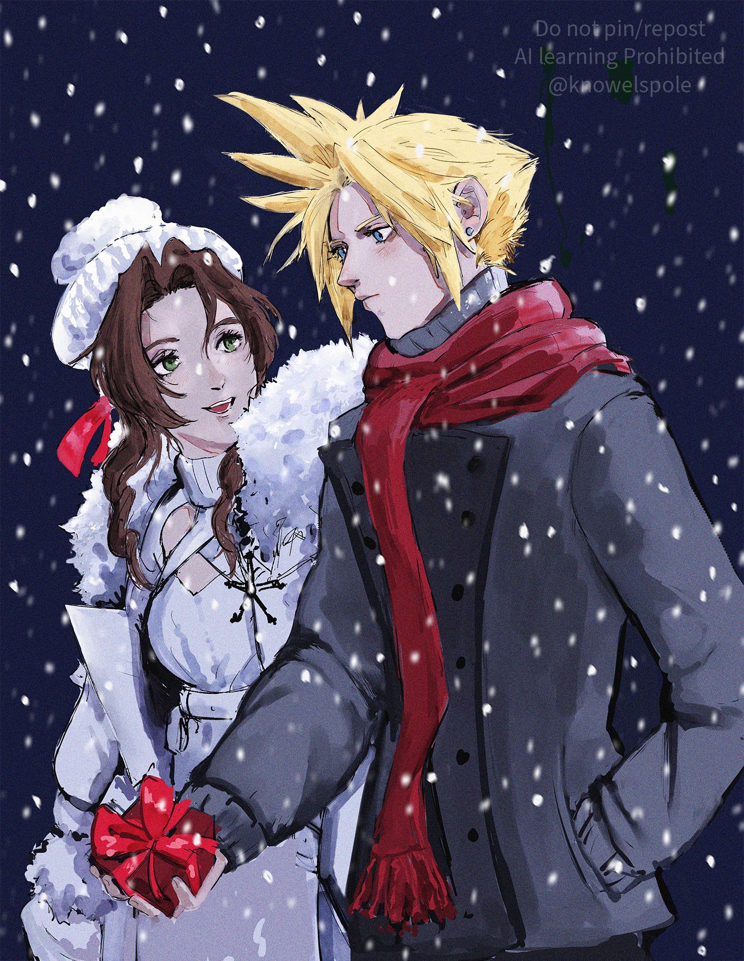 Safebooru - 1boy 1girl aerith gainsborough aerith gainsborough (fairy ...