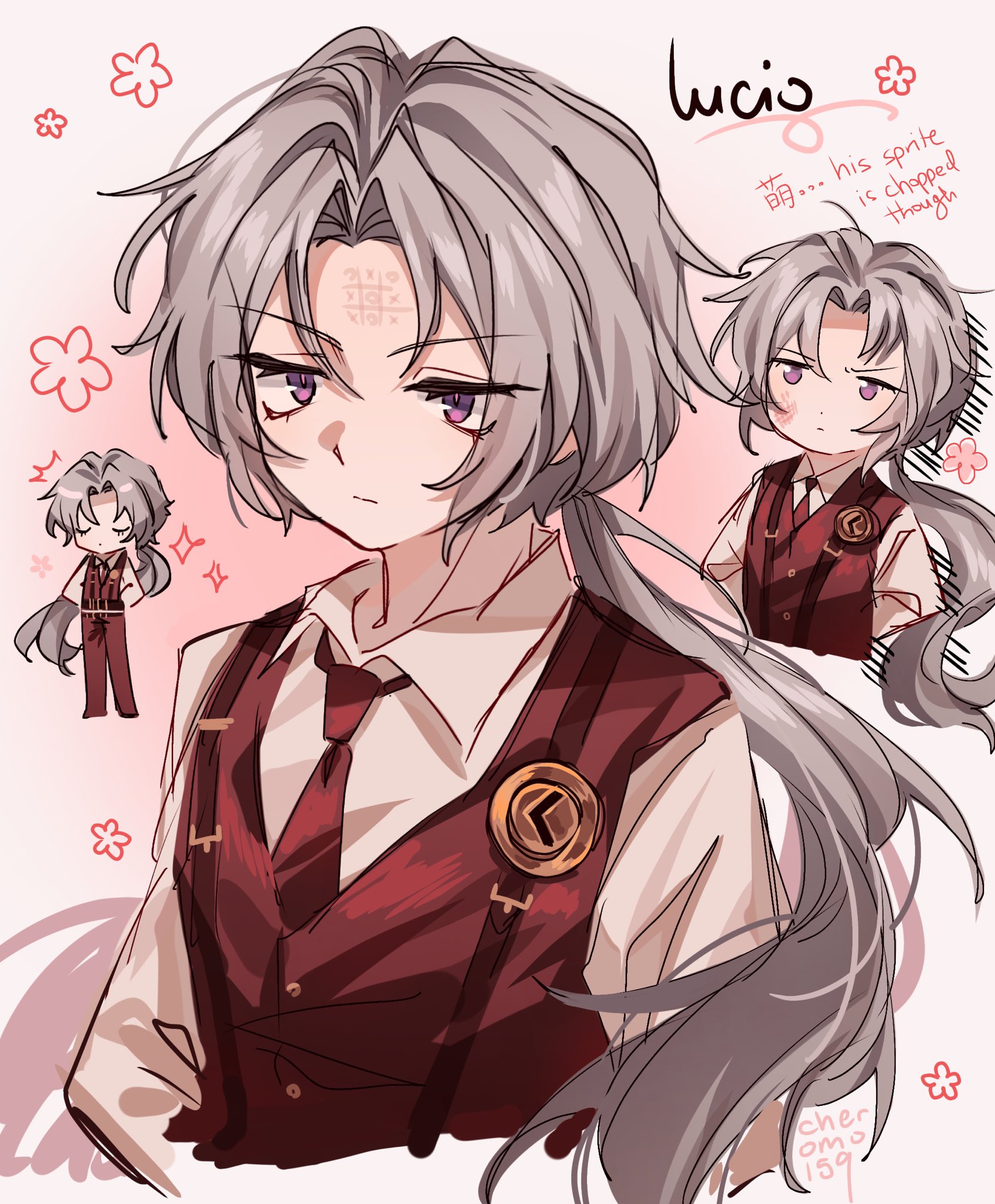 Safebooru - 1boy artist name character name cheromo159 chibi chibi ...