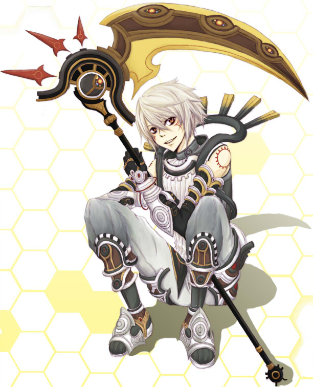 Safebooru - .hack//g.u. 1boy armor boots calm6363 elbow gloves full ...