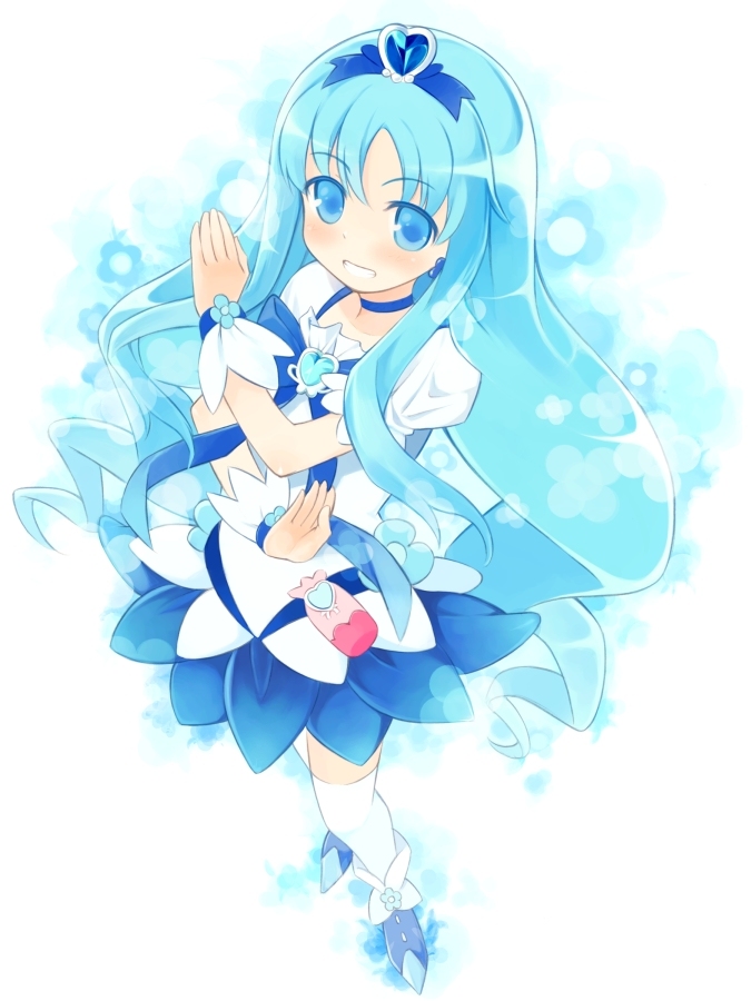 Safebooru - blue eyes blue hair cure marine heartcatch precure ...