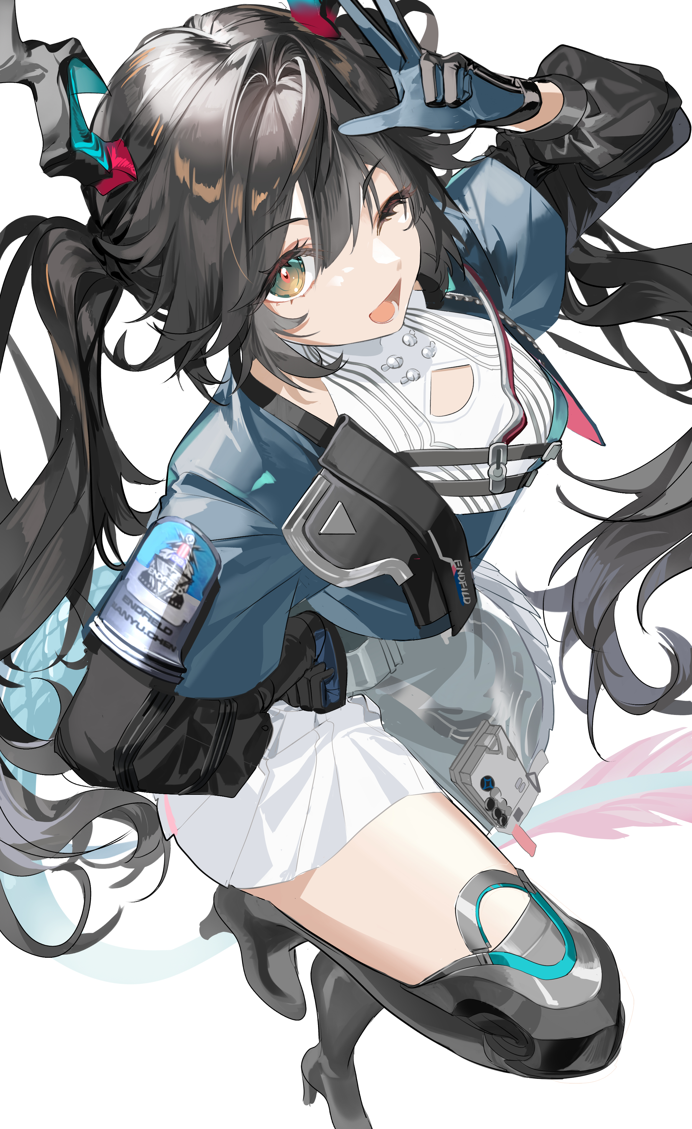 Safebooru - 1girl absurdres arknights arknights: endfield black boots ...