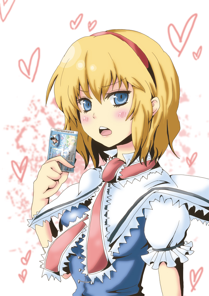 Safebooru - alice margatroid blonde hair blue eyes blush bust capelet casvalnini disney ...
