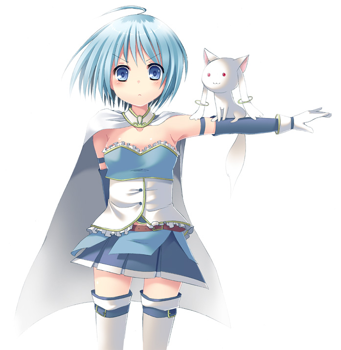 Safebooru - ahoge angry animal ears arm behind back bare shoulders belt ...