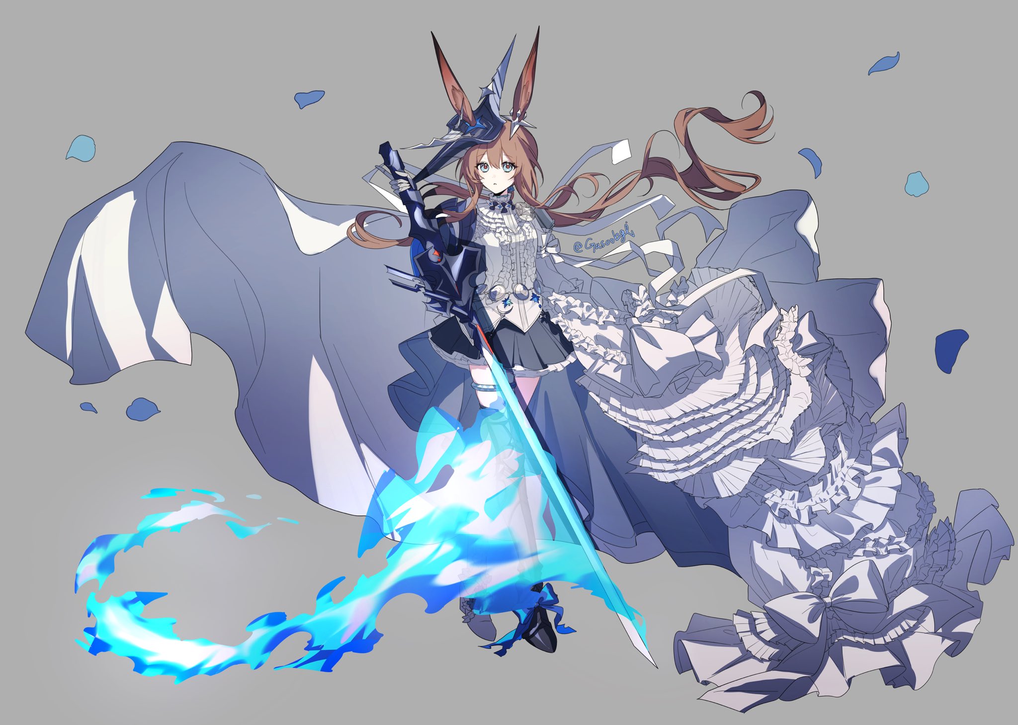 Safebooru - 1girl amiya (arknights) amiya (guard) (arknights) amiya ...