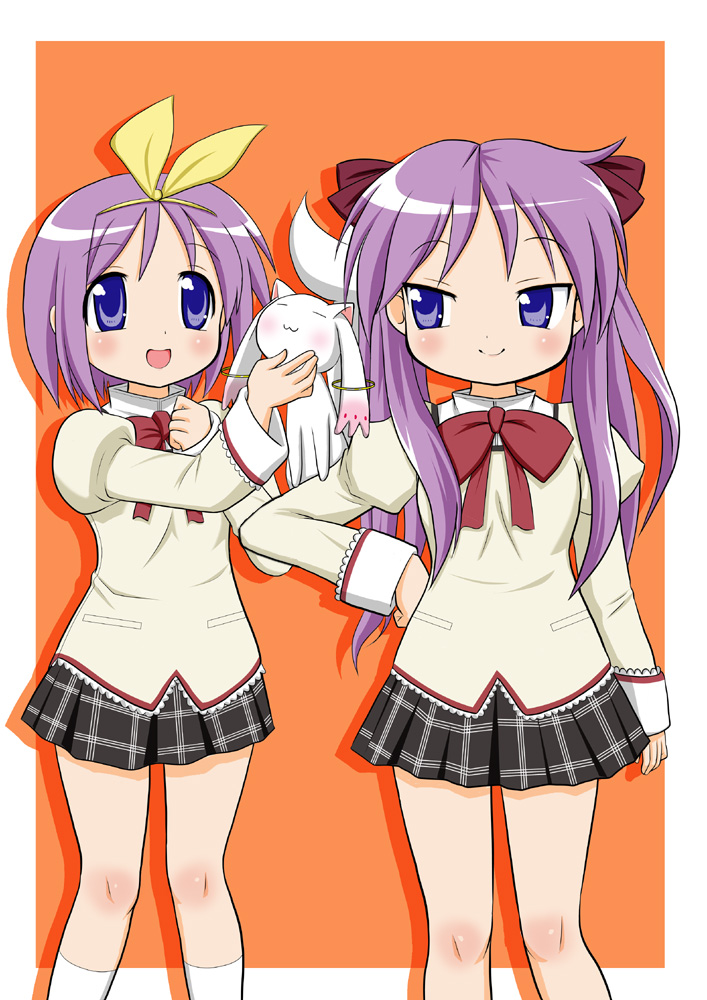 Safebooru - cosplay crossover hiiragi kagami hiiragi tsukasa katou ...