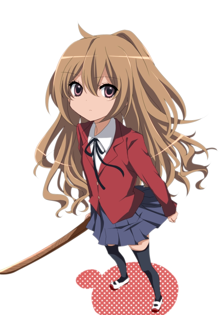 Safebooru - aisaka taiga bad id bokken brown eyes brown hair ichinose ...
