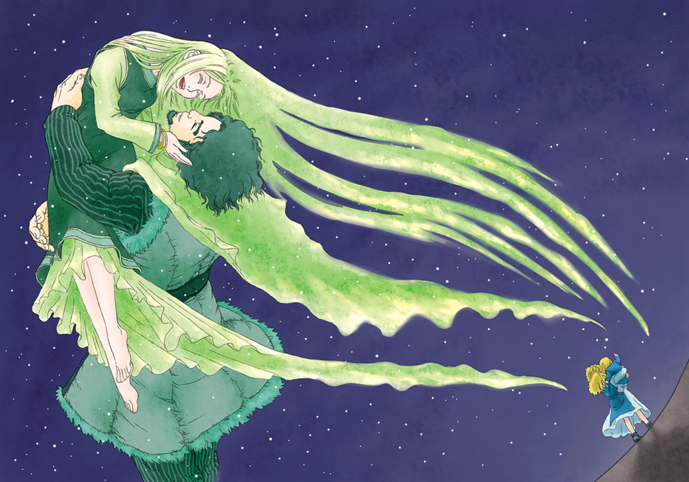 Safebooru - couple eyes closed family helga (vinland saga) hug motter ...