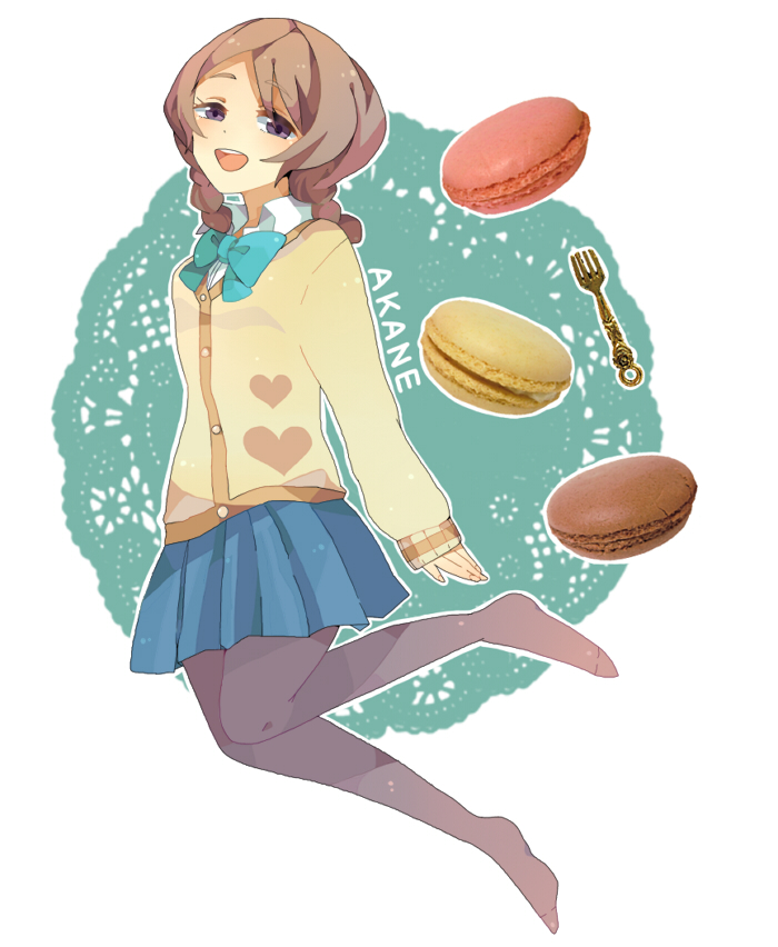 Safebooru - braid brown hair feet fork inazuma eleven inazuma eleven ...