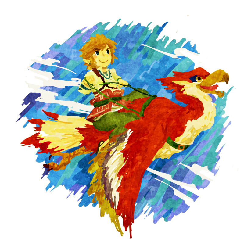 Safebooru - link loftwing male motimamire nintendo pointy ears skyward ...