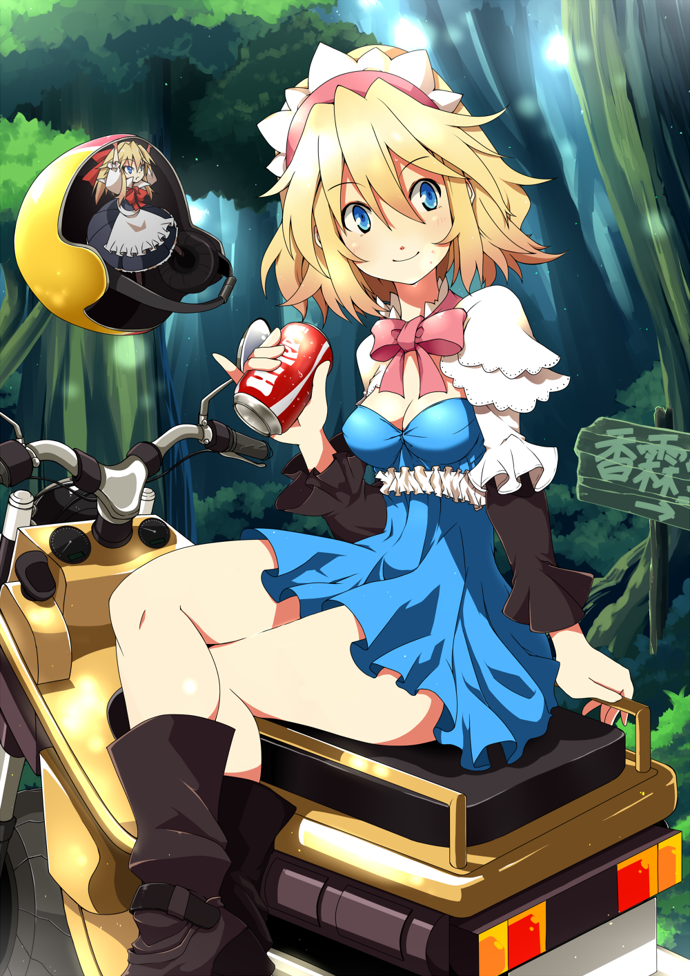 Safebooru - adapted costume alice margatroid alternate costume blonde hair blue eyes blush boots ...