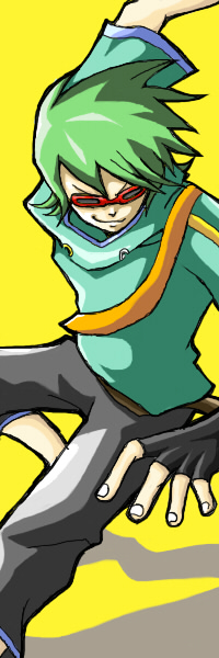 Safebooru - gloves green hair jet set radio jet set radio future solo ...