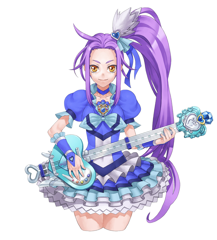 Safebooru - cure beat guitar heart instrument kurokawa ellen long hair ...