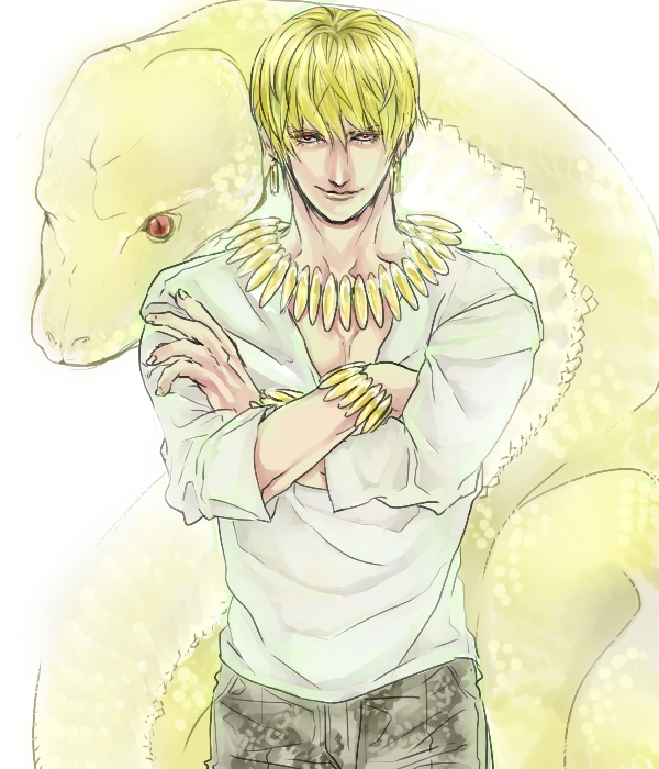 Safebooru - 1boy blonde hair bracelet crossed arms fate/zero fate ...