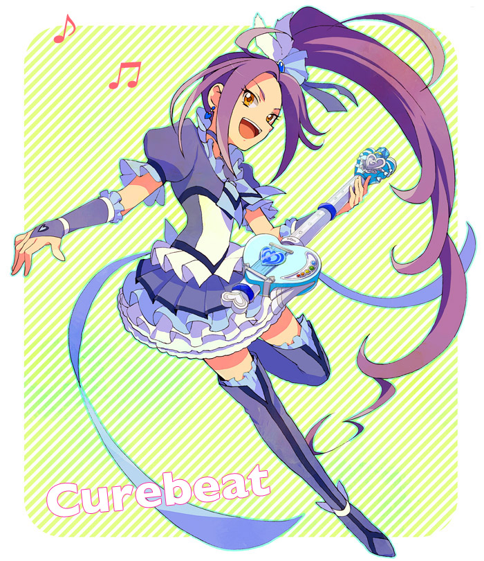 Safebooru - boots character name cure beat guitar heart instrument ...