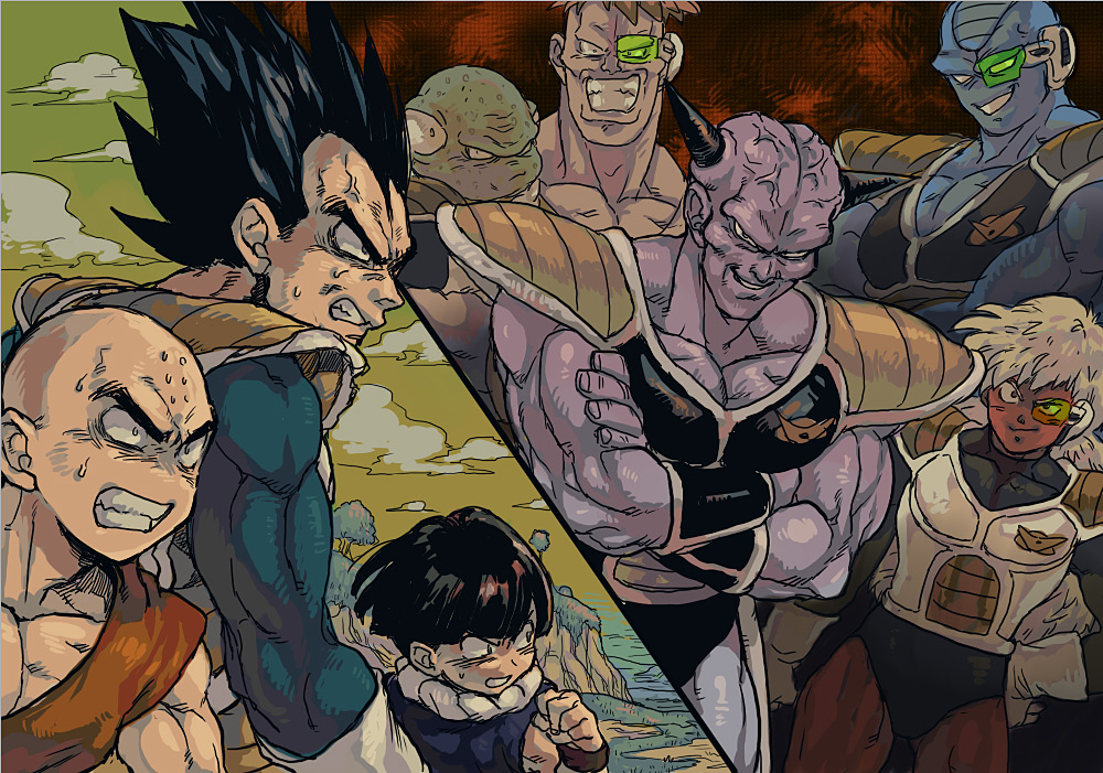 Safebooru - black hair blue skin burter captain ginyu dragon ball ...