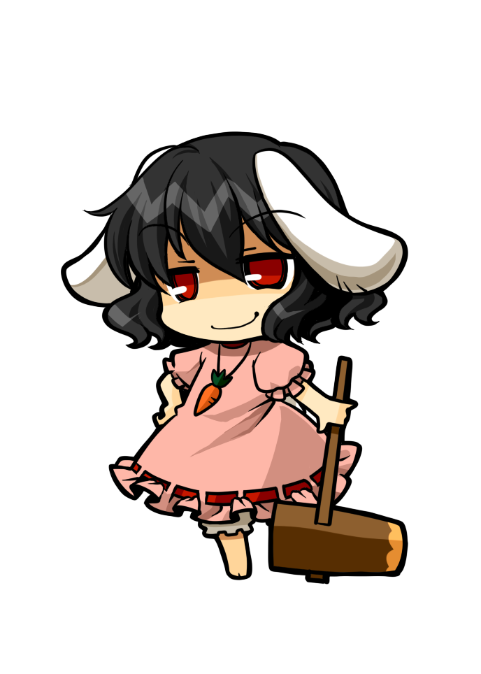 Safebooru - animal ears black hair bloomers bunny ears carrot chibi ...
