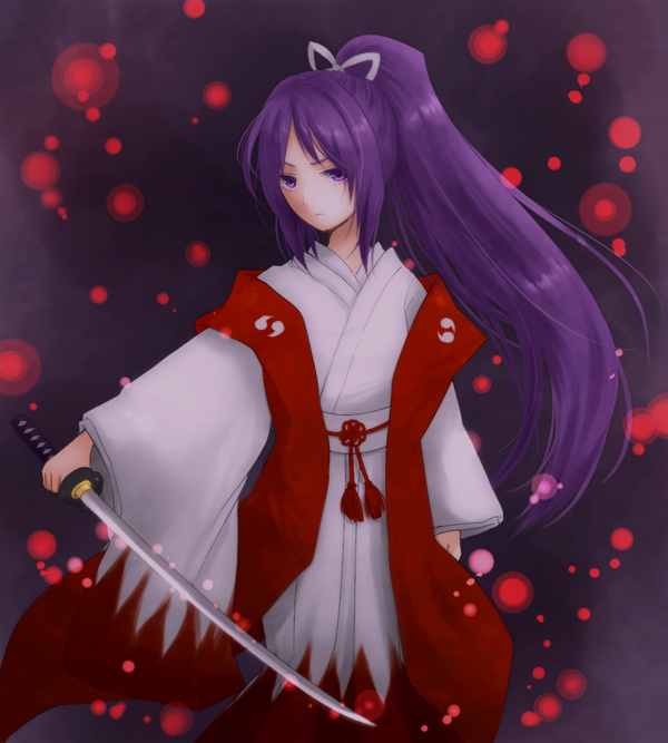 Safebooru - bad id hakama japanese clothes kagerin kataginu katana ...