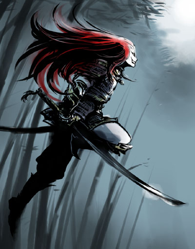 Safebooru - genpei touma den jumping lowres red hair redhead samurai ...