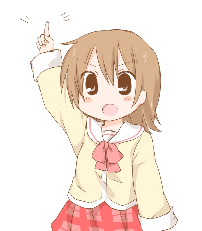 Safebooru - arm up blush brown eyes brown hair daitirumoesu index ...