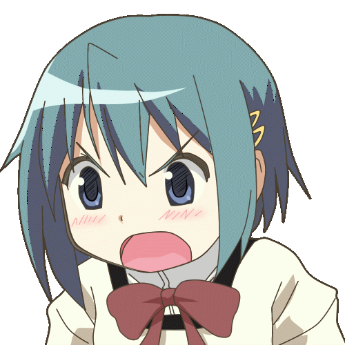 Safebooru - angry animated animated gif blue eyes blue hair blush bow ...