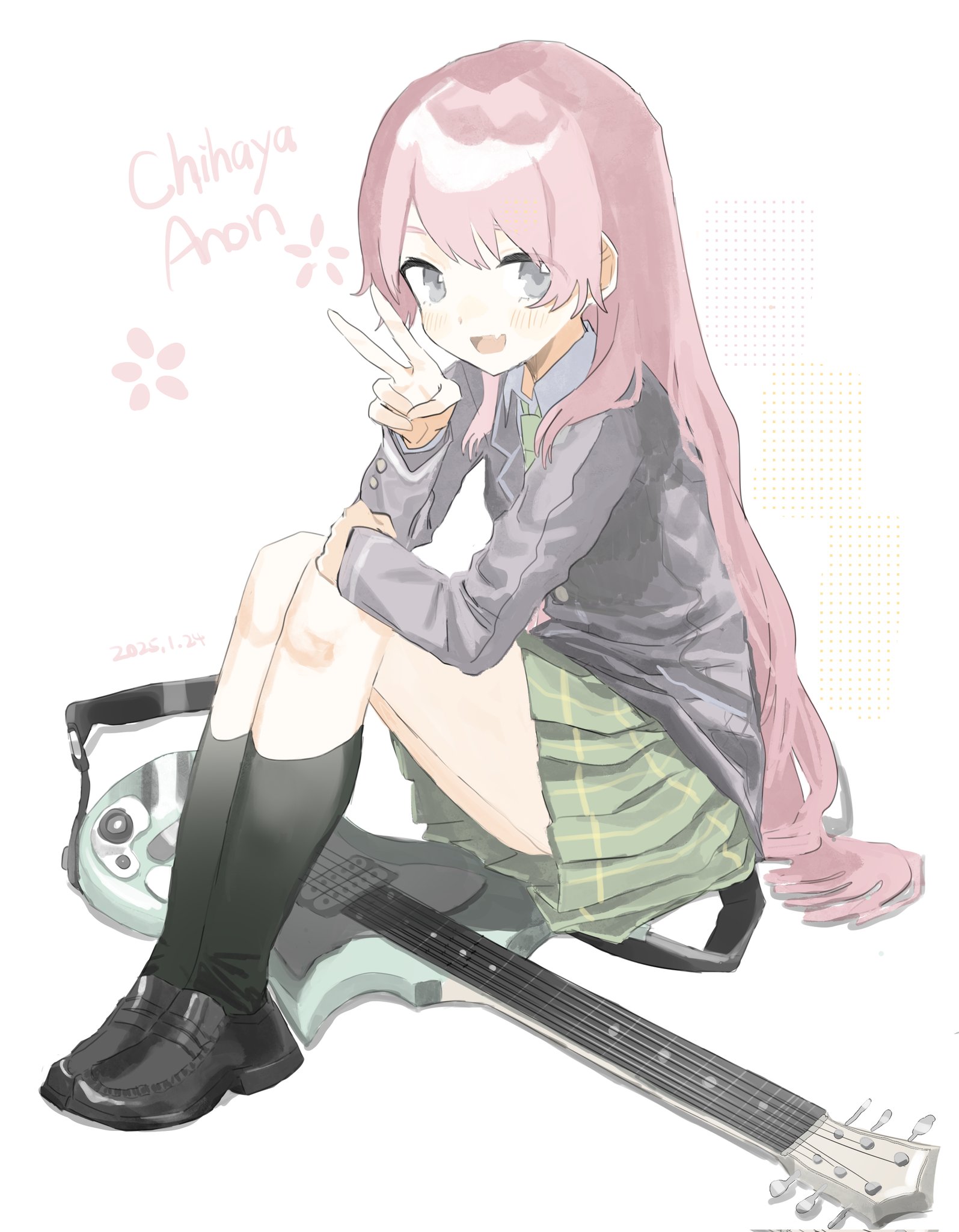 Safebooru - 1984 (cw1000110) 1girl bang dream! bang dream! it's mygo!!!!! black footwear black ...