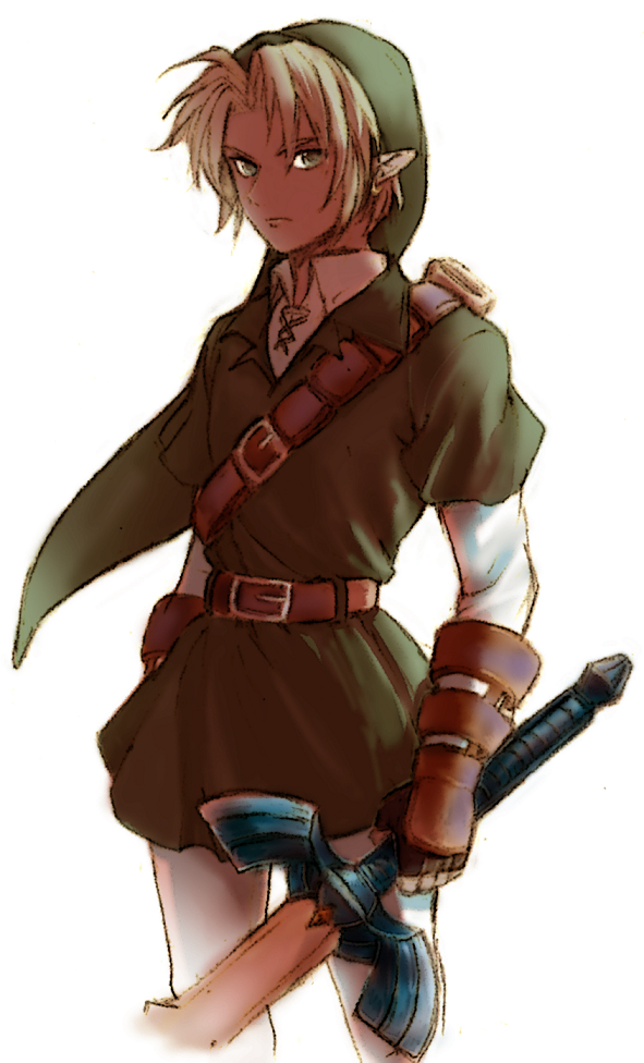 Safebooru - belt blonde hair fe0704 1990 gloves hat holding link male ...