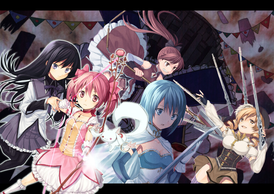 Safebooru - akemi homura beret black hair blonde hair blue eyes blue ...