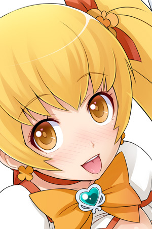 Safebooru - blonde hair cure sunshine ha-ru heartcatch precure! lowres ...