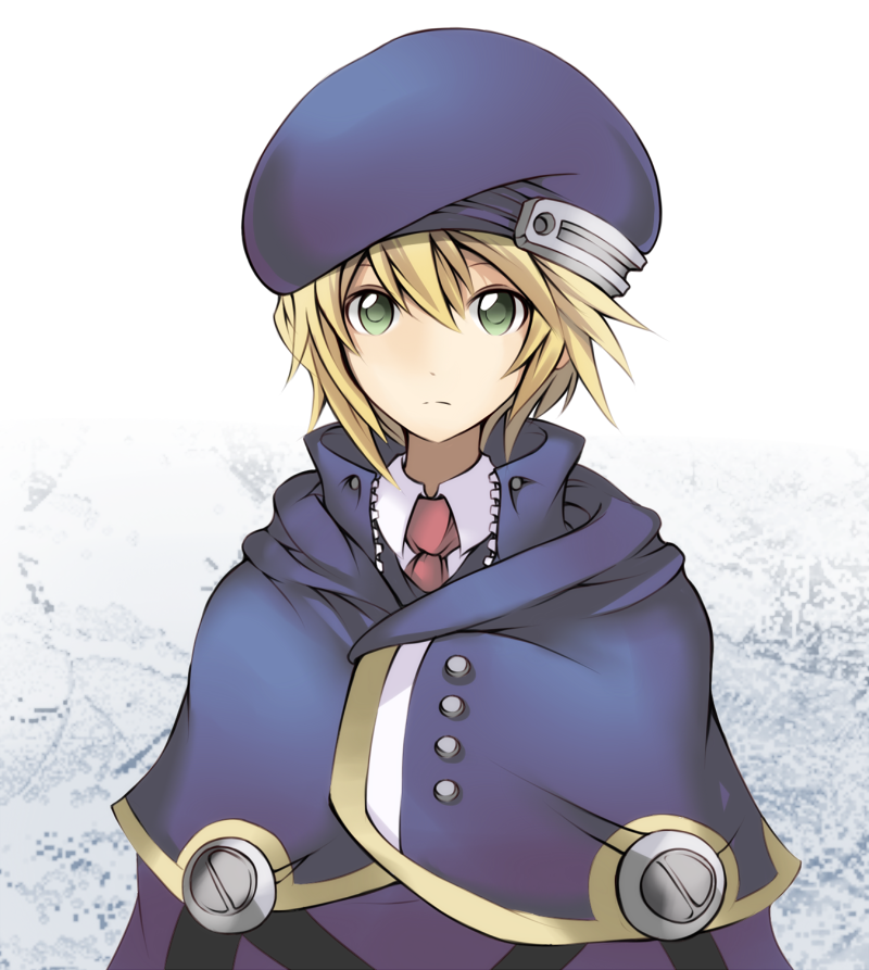Safebooru Beret Blazblue Blonde Hair Green Eyes Hat Kanten Kanten328 3009