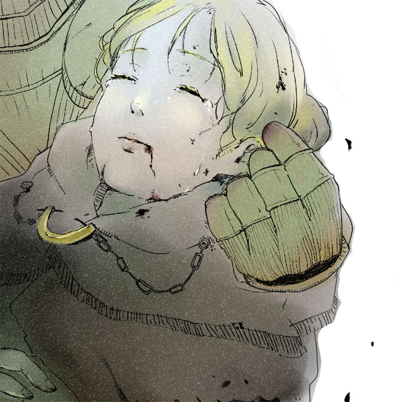 Safebooru - blood dark souls hair bun holding maccha (artist) tears ...