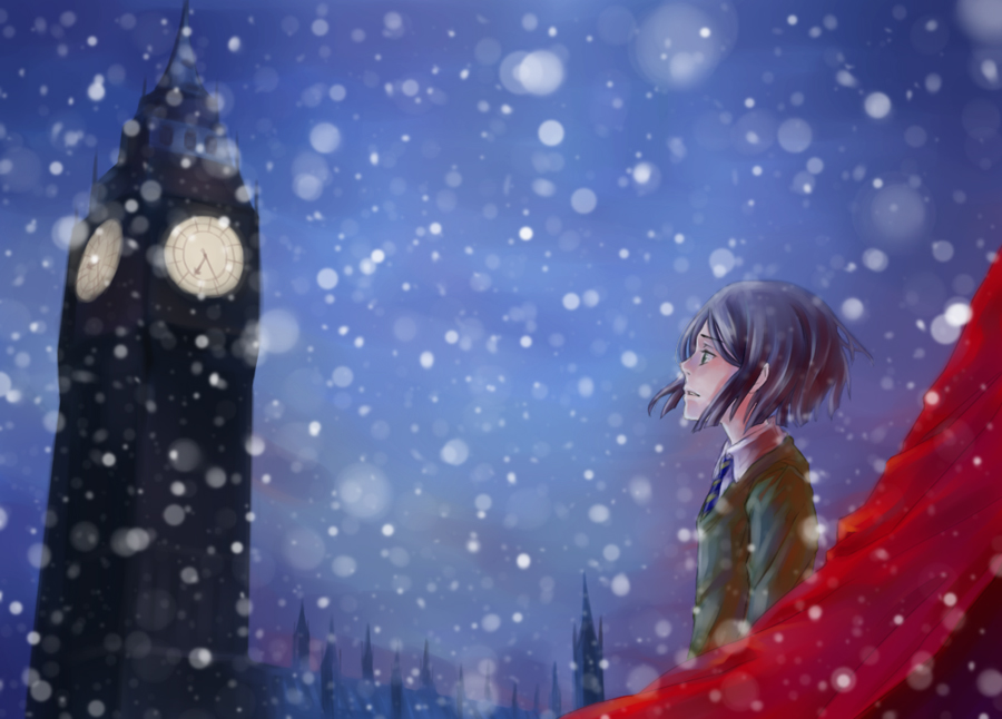 Safebooru - armor big ben black hair clock clock tower fate/stay night ...