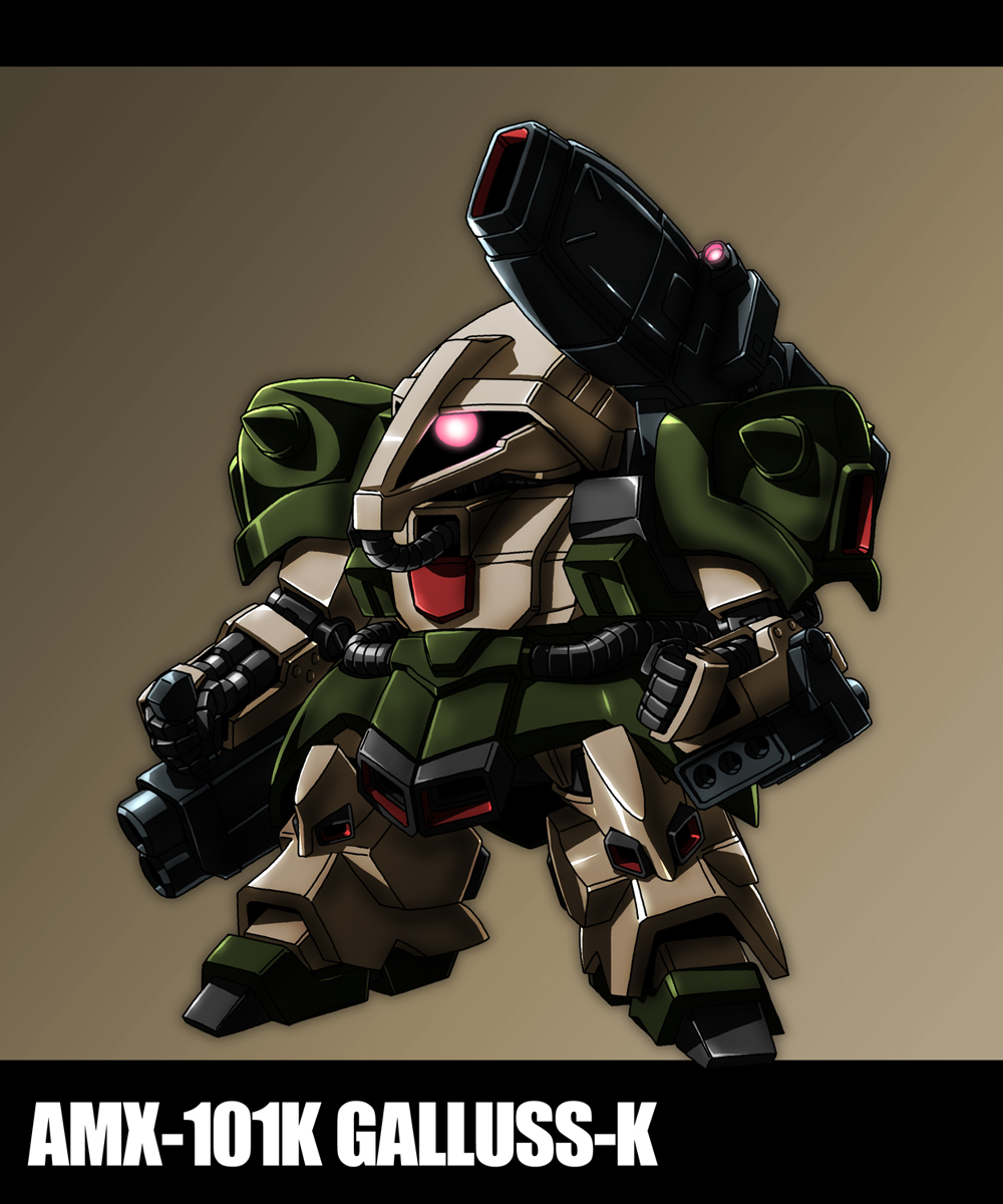Safebooru - chibi gallus-k gradient gradient background gundam gundam ...