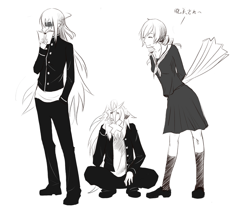 Safebooru - akemi homura alternate costume arms behind back crossdressinging die (artist) drill ...