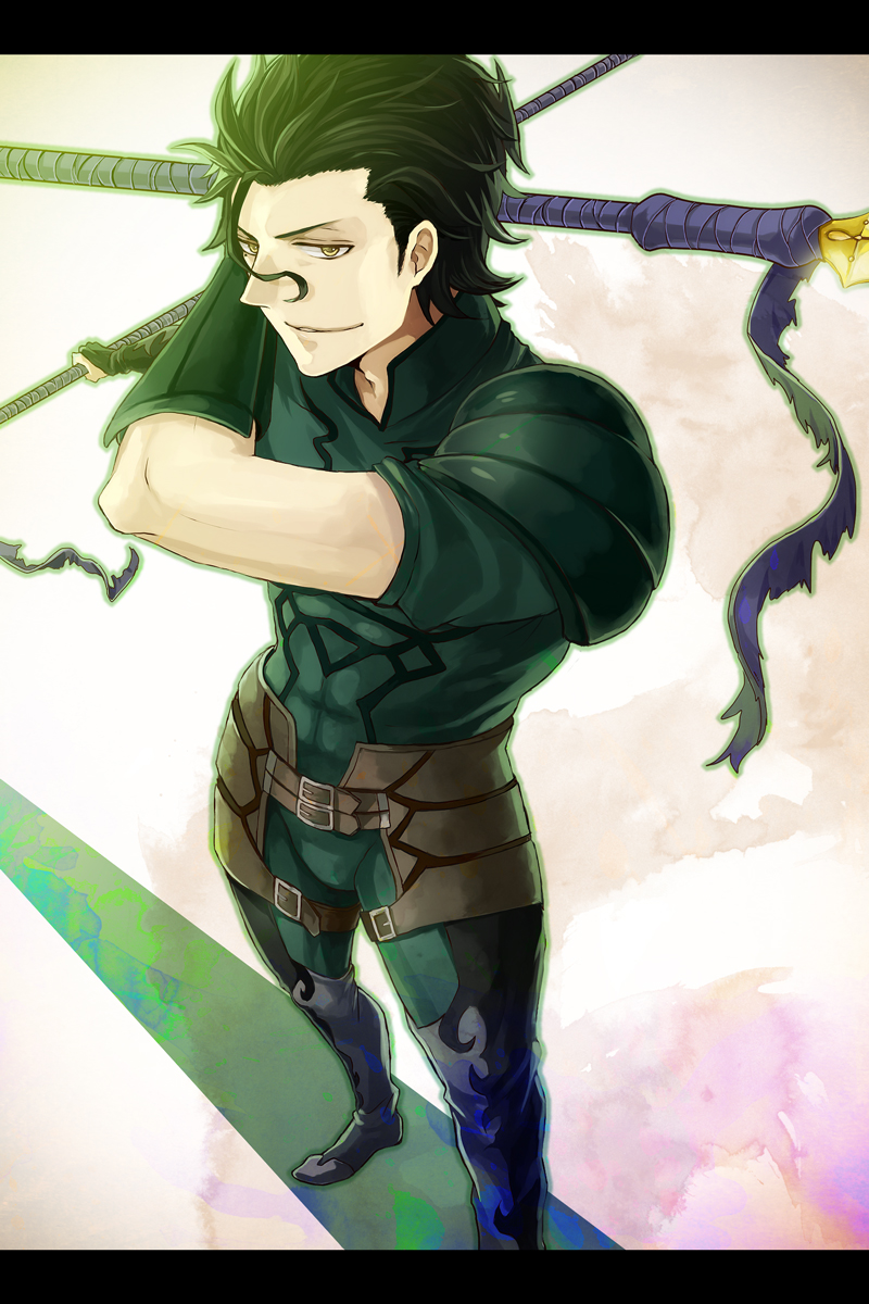 Safebooru - ahoge black hair dual wielding fate/stay night fate/zero ...