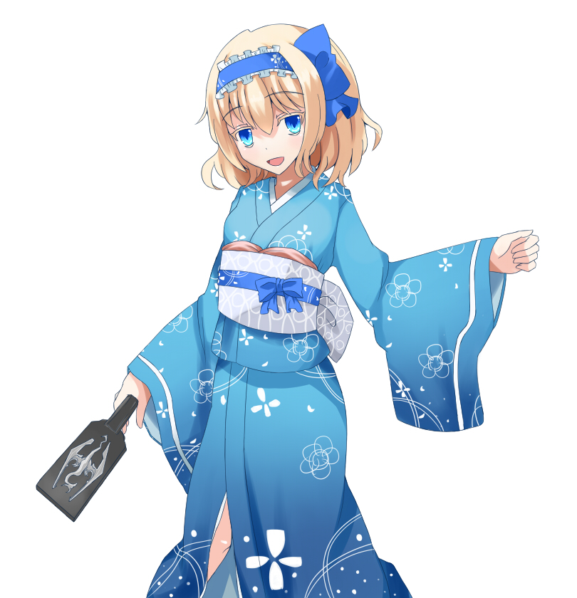 Safebooru - alice margatroid alice margatroid (pc-98) blonde hair blue eyes flowers print ...