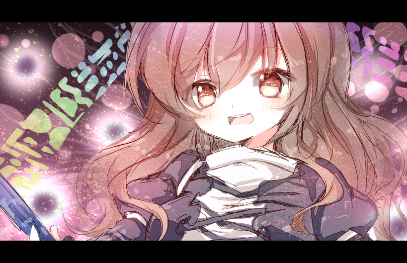 Safebooru - brown eyes brown hair hijiri byakuren letterboxed long hair ...