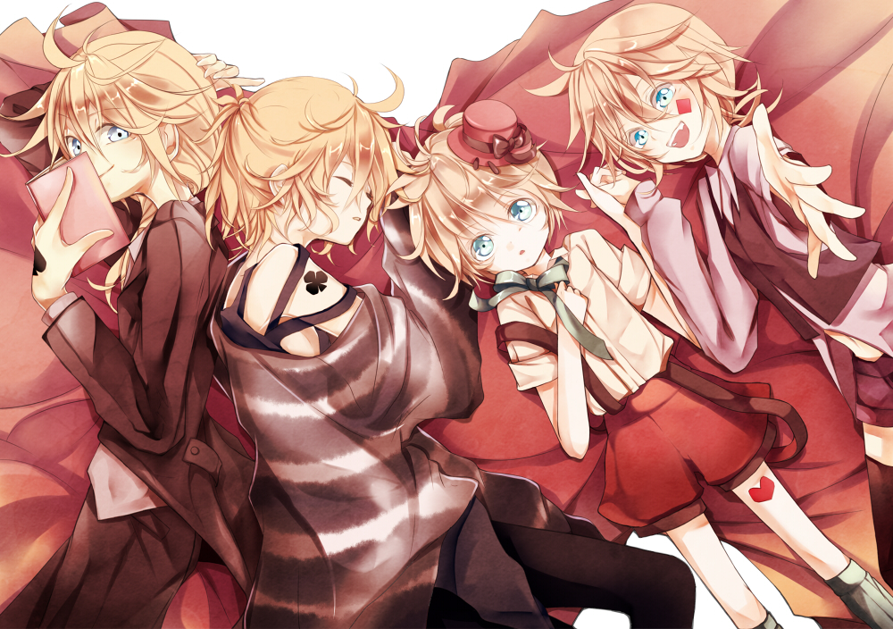 Safebooru - aqua eyes blonde hair facepaint hand holding hat holding ...