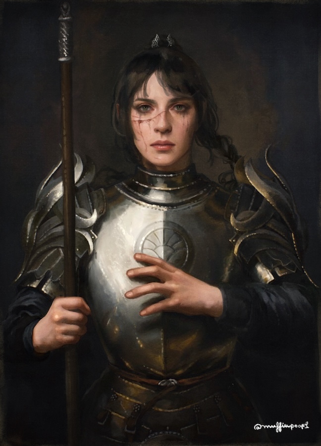 Safebooru - 1girl armor artist name baldur's gate baldur's gate 3 black hair blood breastplate ...