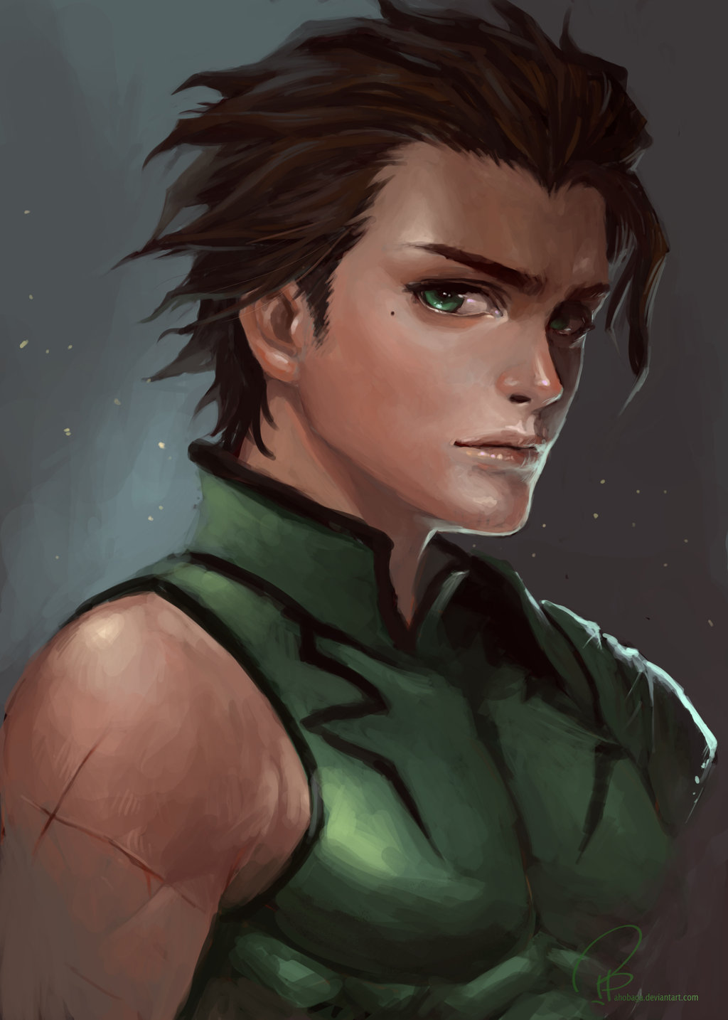 Safebooru - ahobaga ahoge black hair fate/zero fate (series) green eyes ...