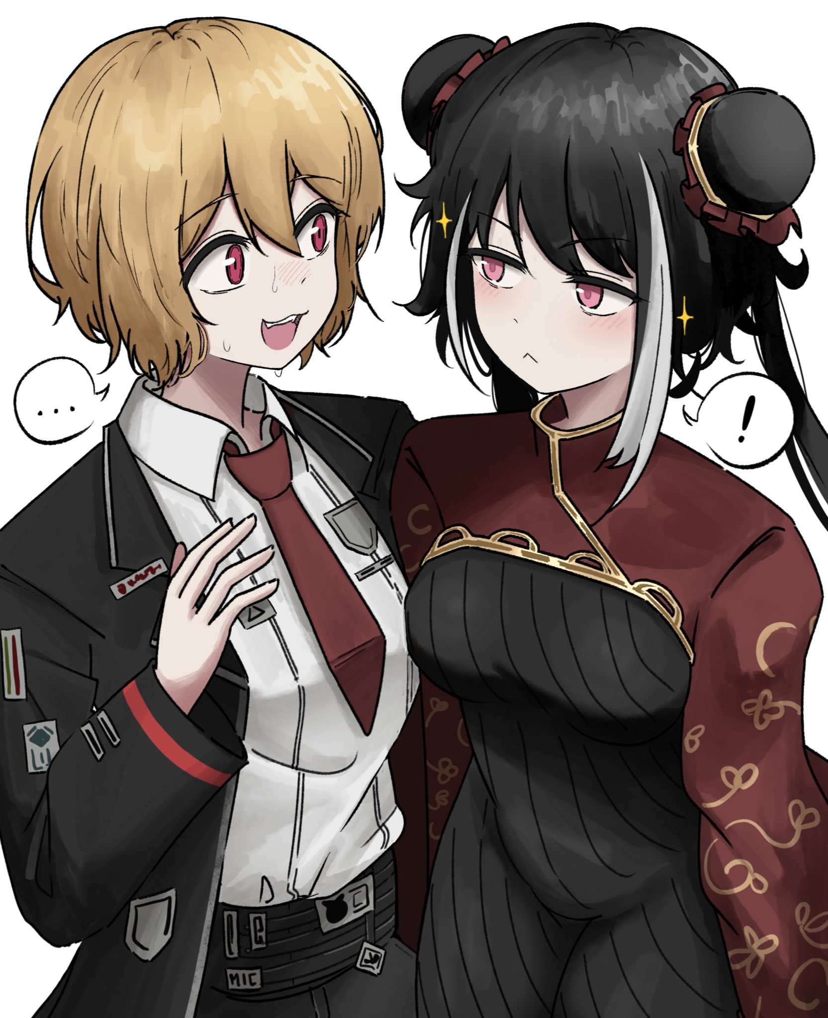 Safebooru - ! ... 2girls