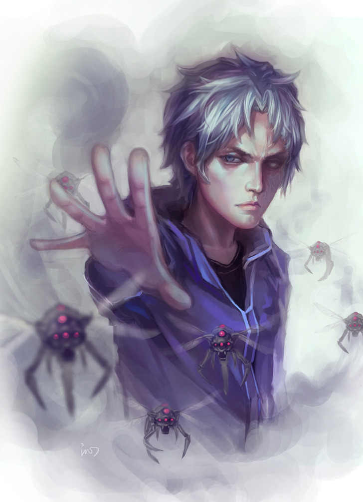 Safebooru - bad id blue eyes crest worm fate/zero fate (series ...