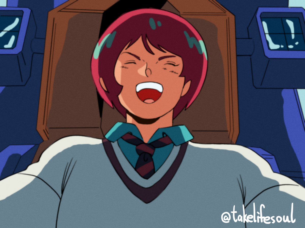 Safebooru - 1980s (style) 1girl artist name blue shirt closed eyes ...