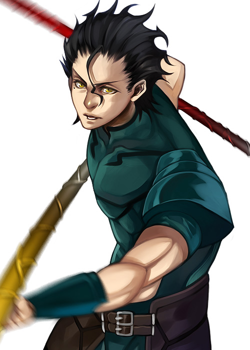 Safebooru - ahoge bad id black hair fate/zero fate (series) gae buidhe ...