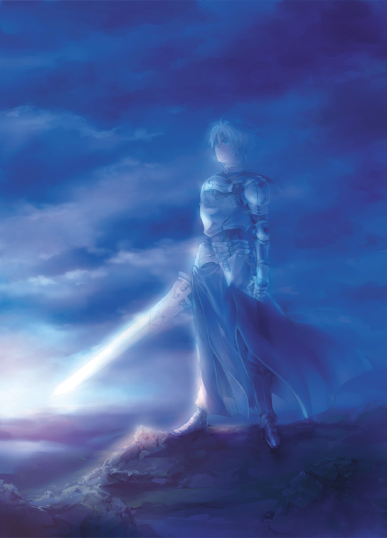 Safebooru - ahoge armor blonde hair blue excalibur excalibur (fate ...