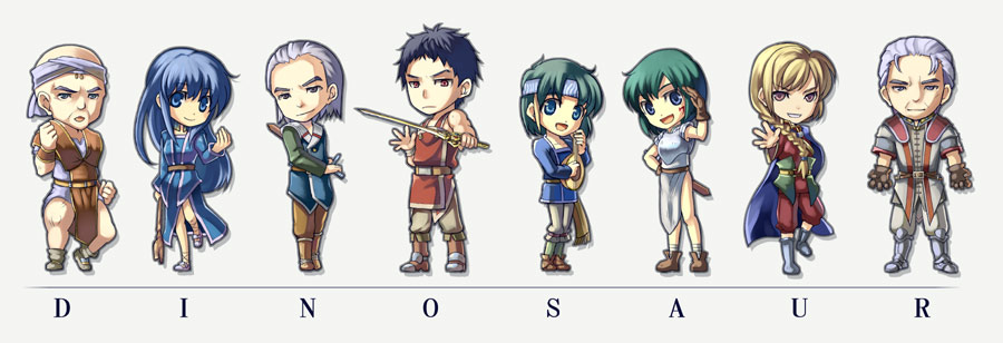 Safebooru - 5boys aisagi ash (dinosaur) dinosaur (game) elis (dinosaur ...