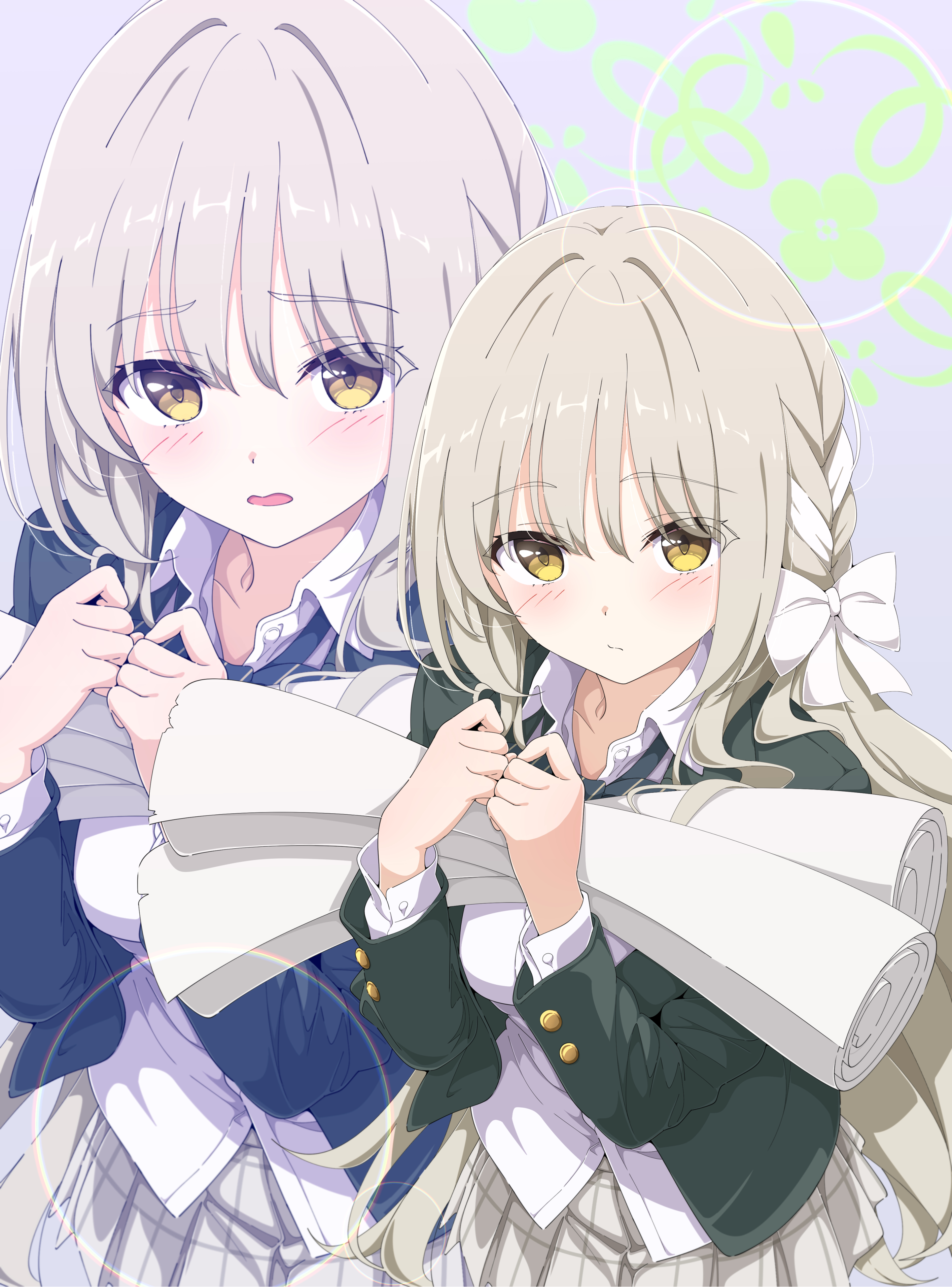 Safebooru - 1girl absurdres blue archive blush bow commentary different ...