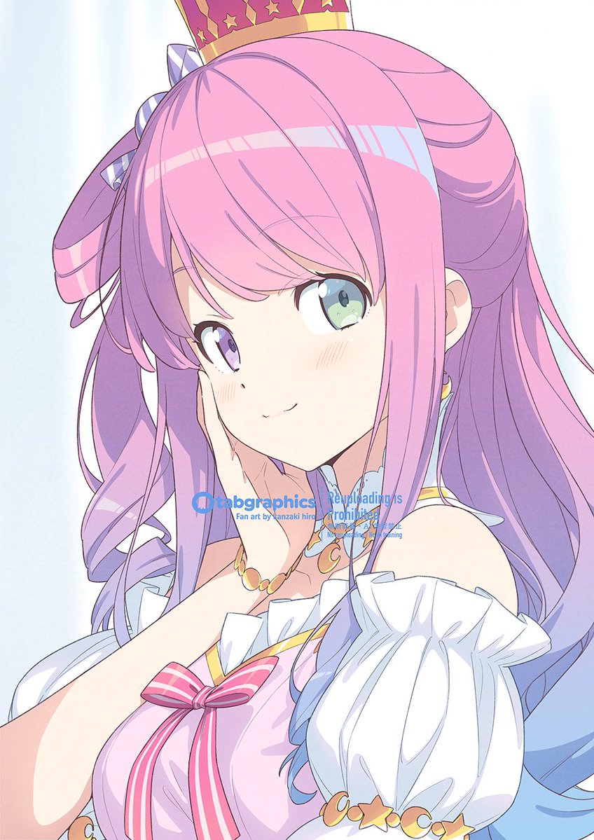 Safebooru - 1girl bracelet candy hair ornament closed mouth commentary crescent crescent ...