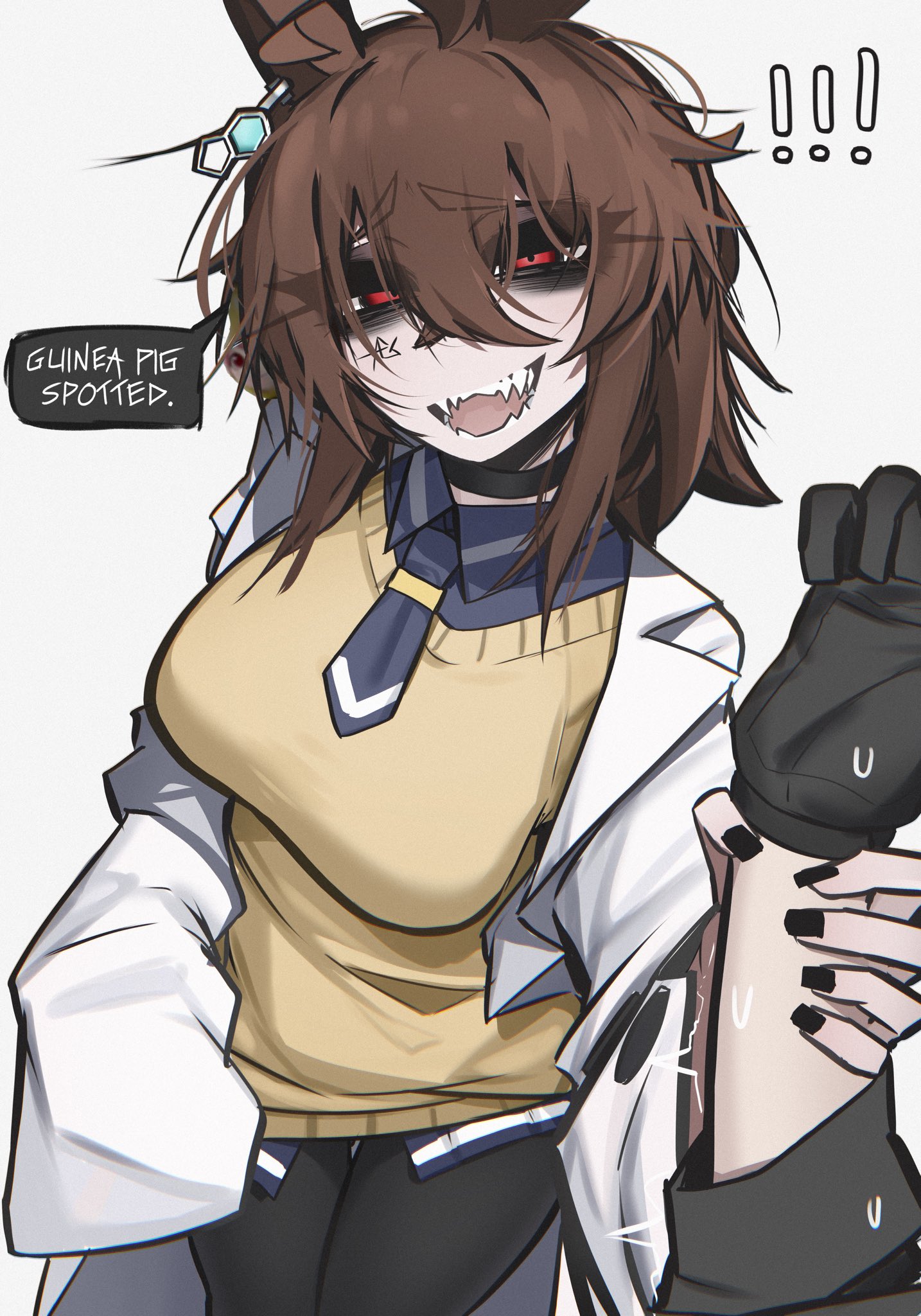 Safebooru - ! !! 1girl 1other ace glitch agnes tachyon (tach-nology) (umamusume) agnes tachyon ...