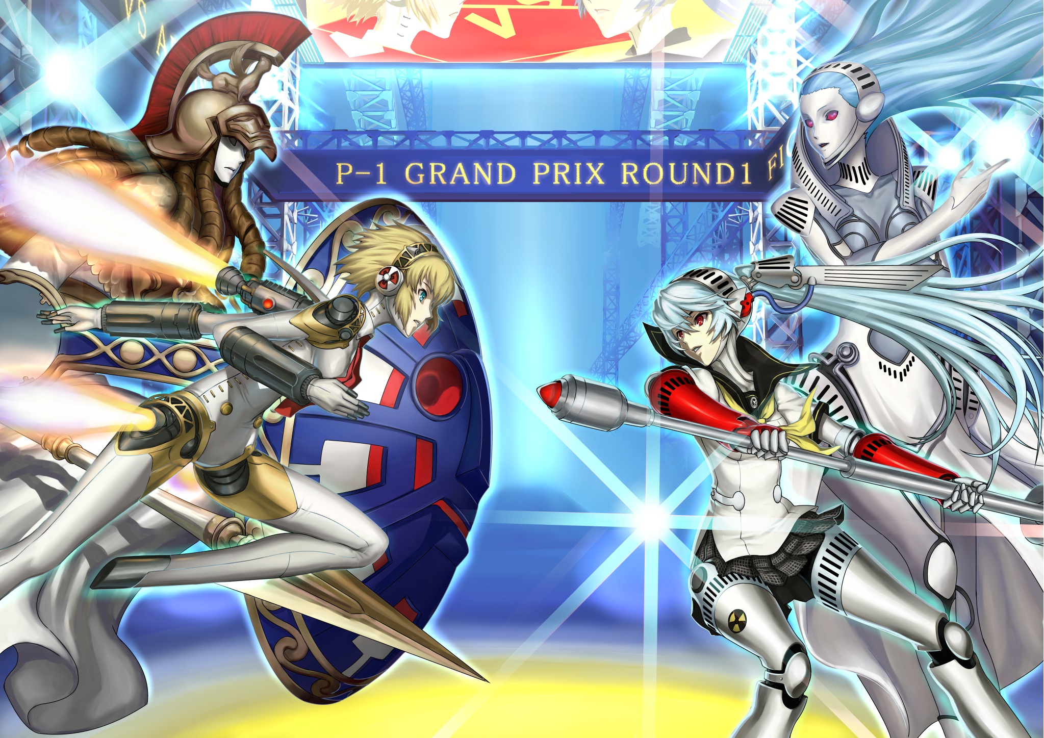 Safebooru - aegis android ariadne (megami tensei) athena (megami tensei ...